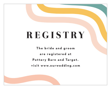 Mod Waves Wedding Invitations by Basic Invite