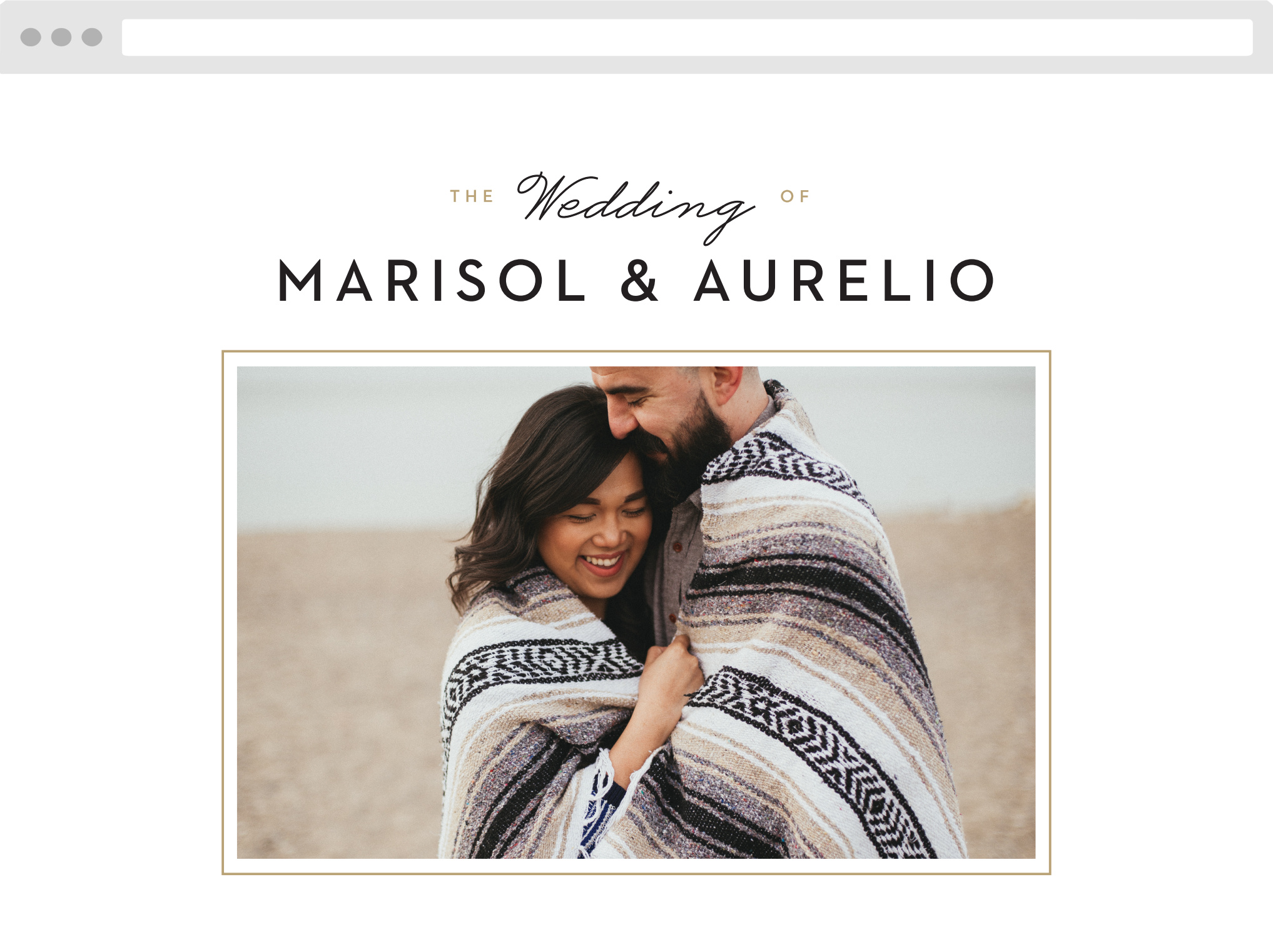 Mod Grid Wedding Invitations by Basic Invite