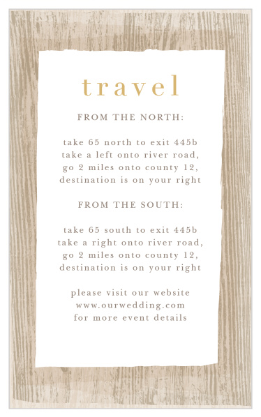 Wood Collage Wedding Invitations by Basic Invite