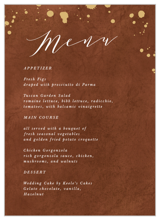 Painted Stone Wedding Invitations by Basic Invite