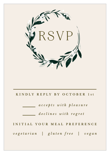 Encircled Elegance Wedding Invitations by Basic Invite
