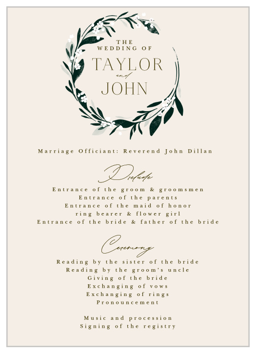 Encircled Elegance Wedding Invitations by Basic Invite
