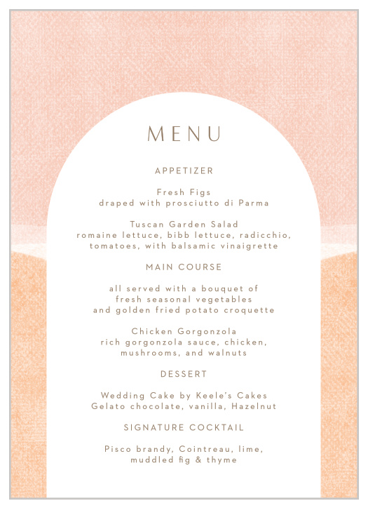 Artful Arch Wedding Invitations by Basic Invite