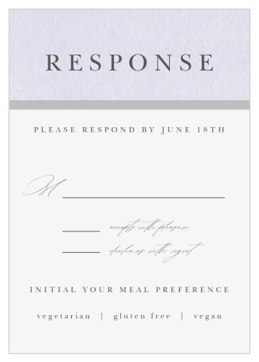 Watercolor Layers Wedding Invitations by Basic Invite