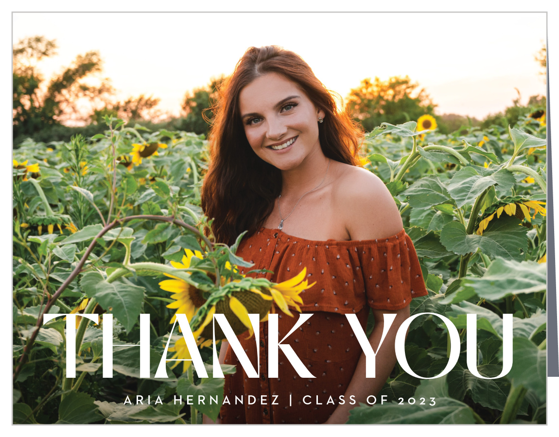 Rad Grad Graduation Thank You Cards by Basic Invite