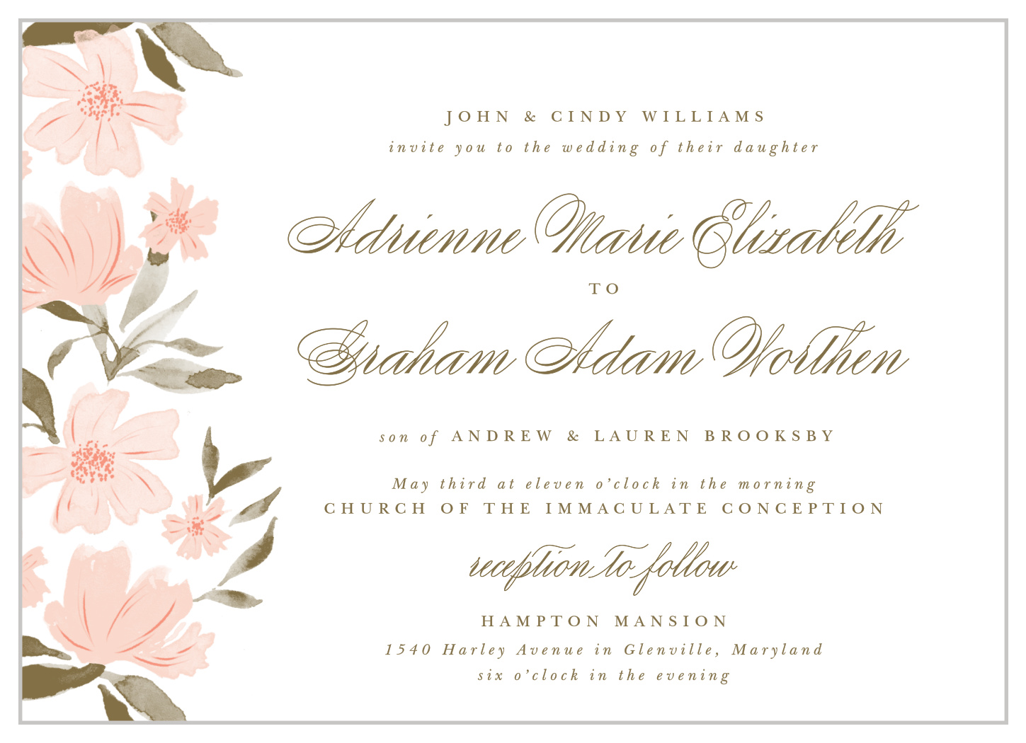 Sprint Bounty Wedding Invitations by Basic Invite