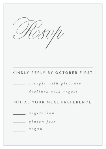 Rings & Stripes Wedding Programs by Basic Invite