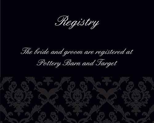 Timeless Damask Wedding Invitations by Basic Invite