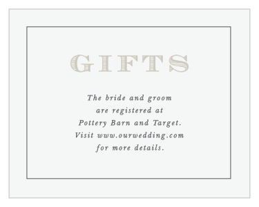 Streamlined Scroll Wedding Invitations by Basic Invite