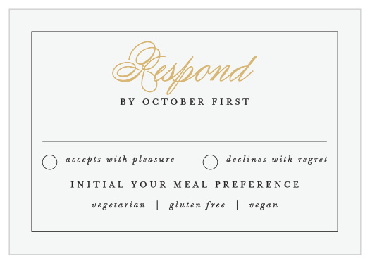 Timeless Classic Wedding Programs by Basic Invite