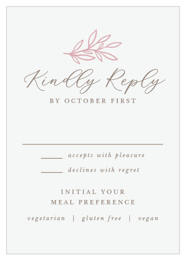 Circled Monogram Wedding Programs by Basic Invite