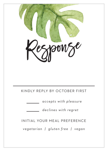 Fun Foliage Registry Cards by Basic Invite