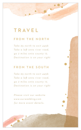 Modern Desert Response Cards by Basic Invite