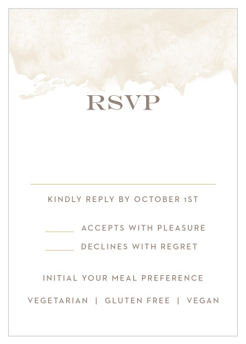 Modern Gold Wedding Belly Bands by Basic Invite