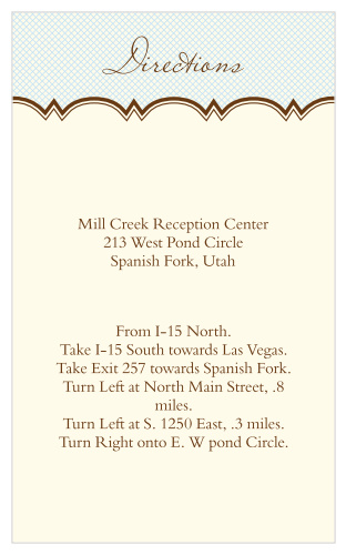 Scalloped Frame Response Cards by Basic Invite