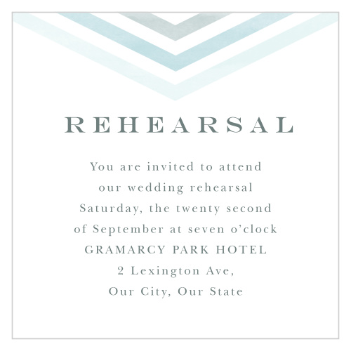 Chevron Arrow Wedding Belly Bands by Basic Invite