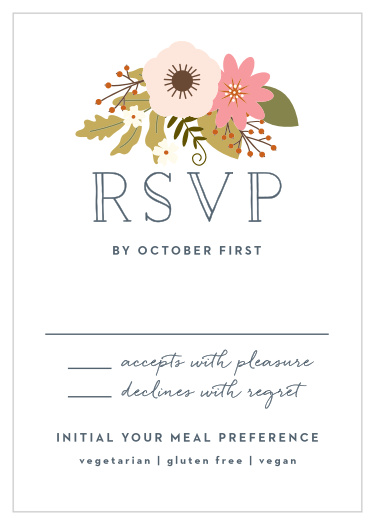 Retro Ribbon Wedding Programs by Basic Invite