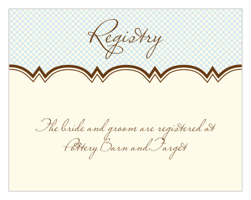 Scalloped Frame Response Cards by Basic Invite
