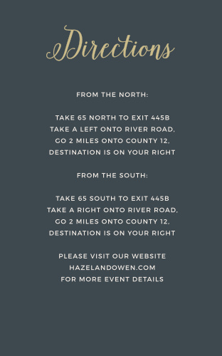 Illustrated Corner Wreath Foil Wedding Invitation