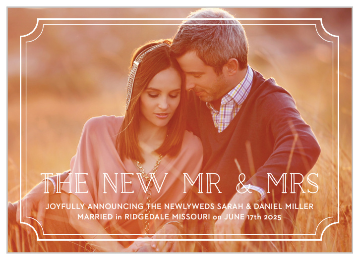 Wedding Announcements | Just Married Designs by Basic Invite