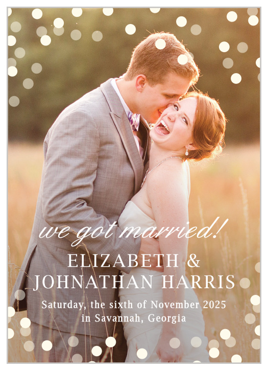 Wedding Announcements | Just Married Designs by Basic Invite