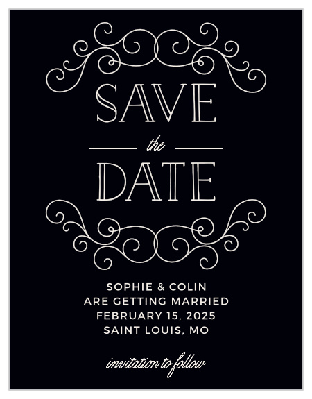 Classic Penmanship Wedding Programs by Basic Invite