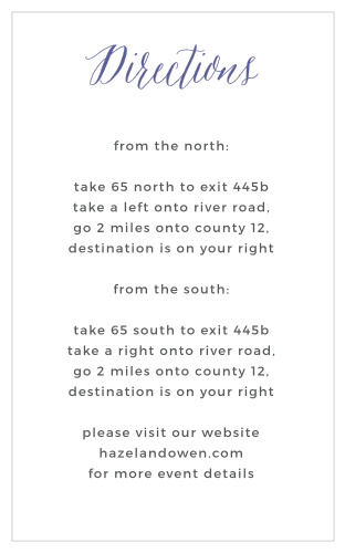 Rustic Script Wedding Belly Bands by Basic Invite