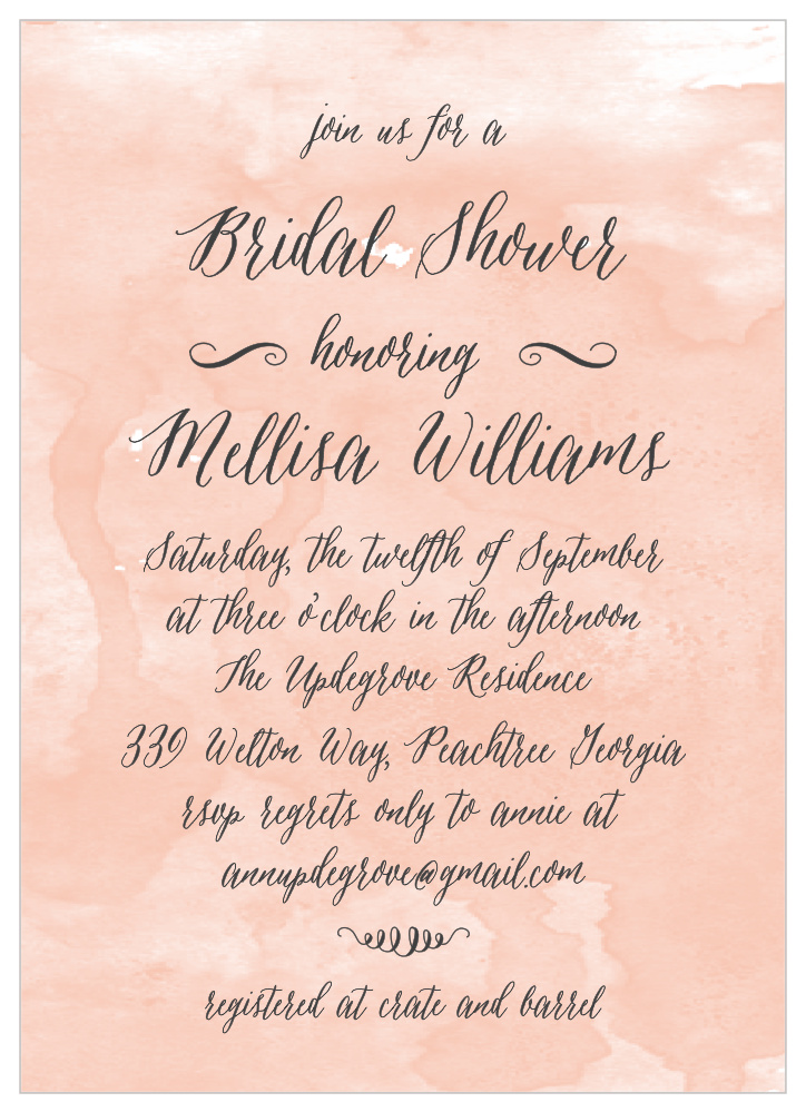 Watercolor Script Bridal Shower Invitations By Basic Invites watercolor-script-bridal-shower-invitations-by-basic-invites