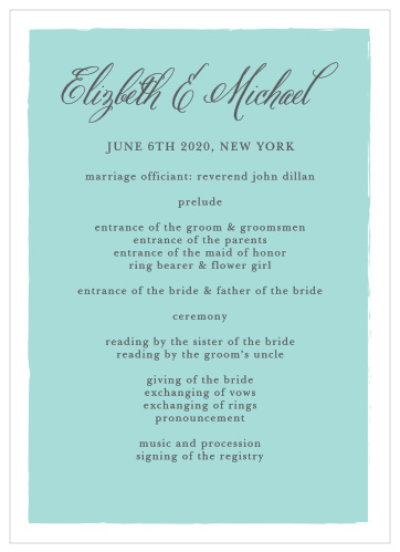 Calligraphy Script Coaster by Basic Invite