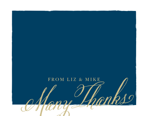 Calligraphy Script Foil Save-the-Date Cards