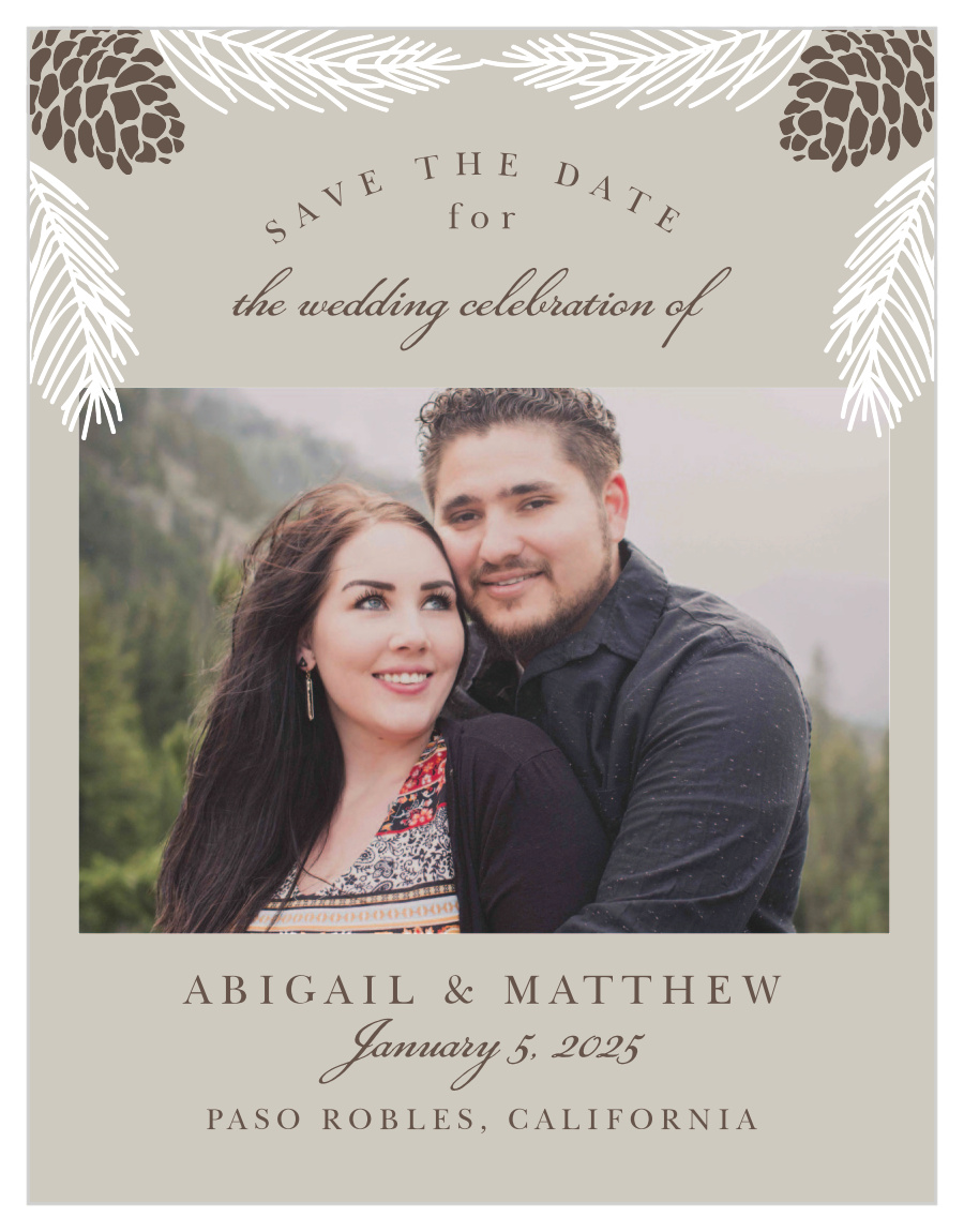 Pretty Save Date Cards