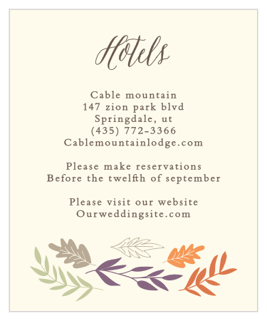 Fall Harvest Response Cards by Basic Invite