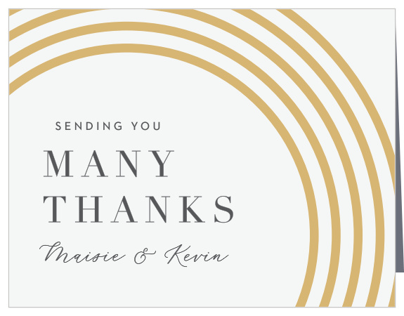 Modern Circles Wedding Invitations by Basic Invite