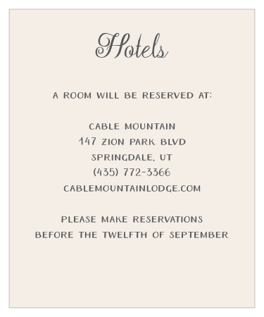 Forest Escape Wedding Invitations by Basic Invite