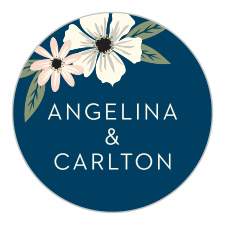 Personalized Wedding Stickers | Wedding Favors Stickers