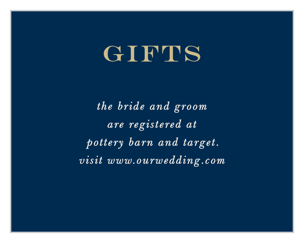 Gorgeous Geode Registry Cards by Basic Invite